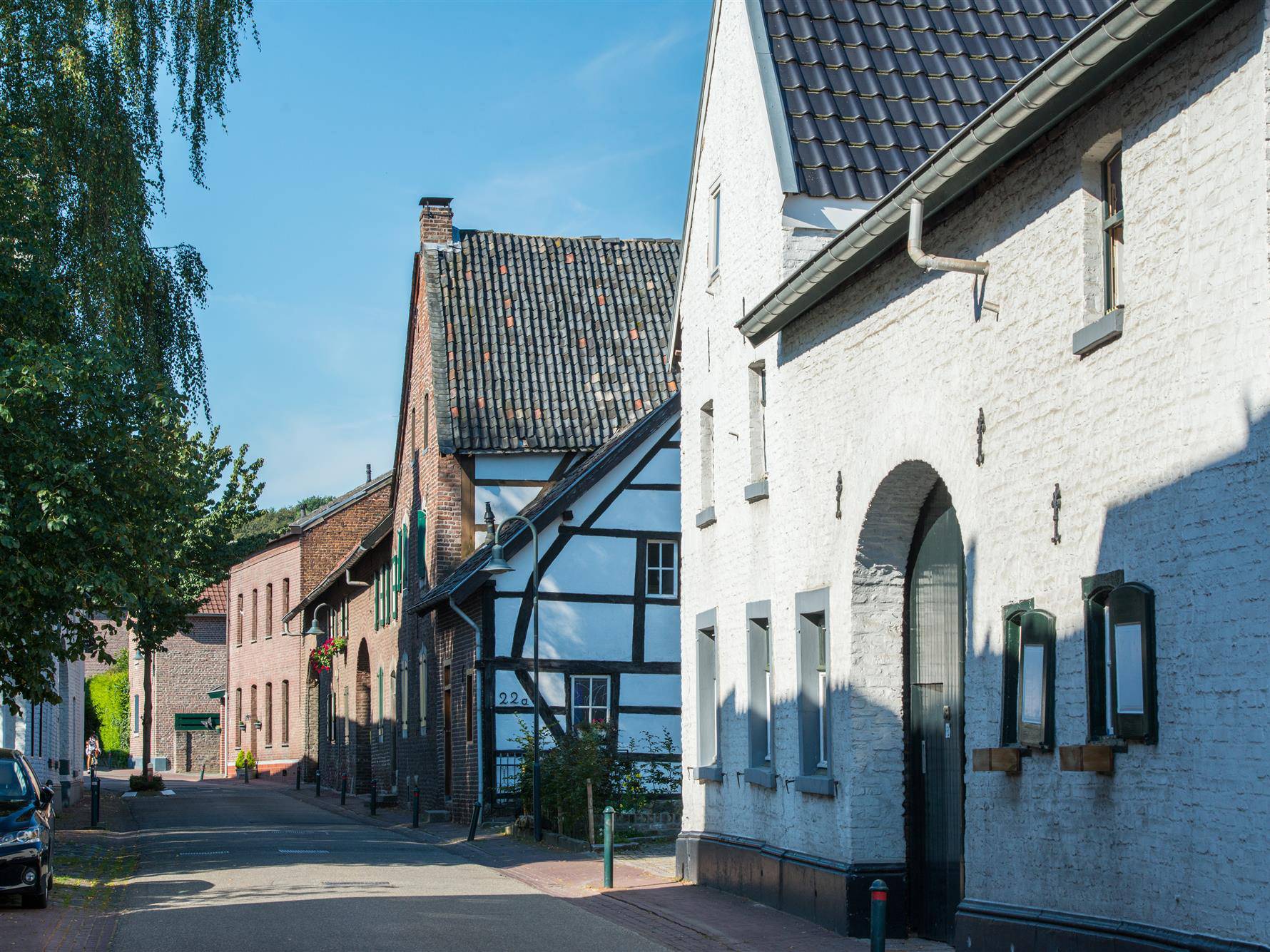 Een romeins straatdorp of vicus - Via Belgica
